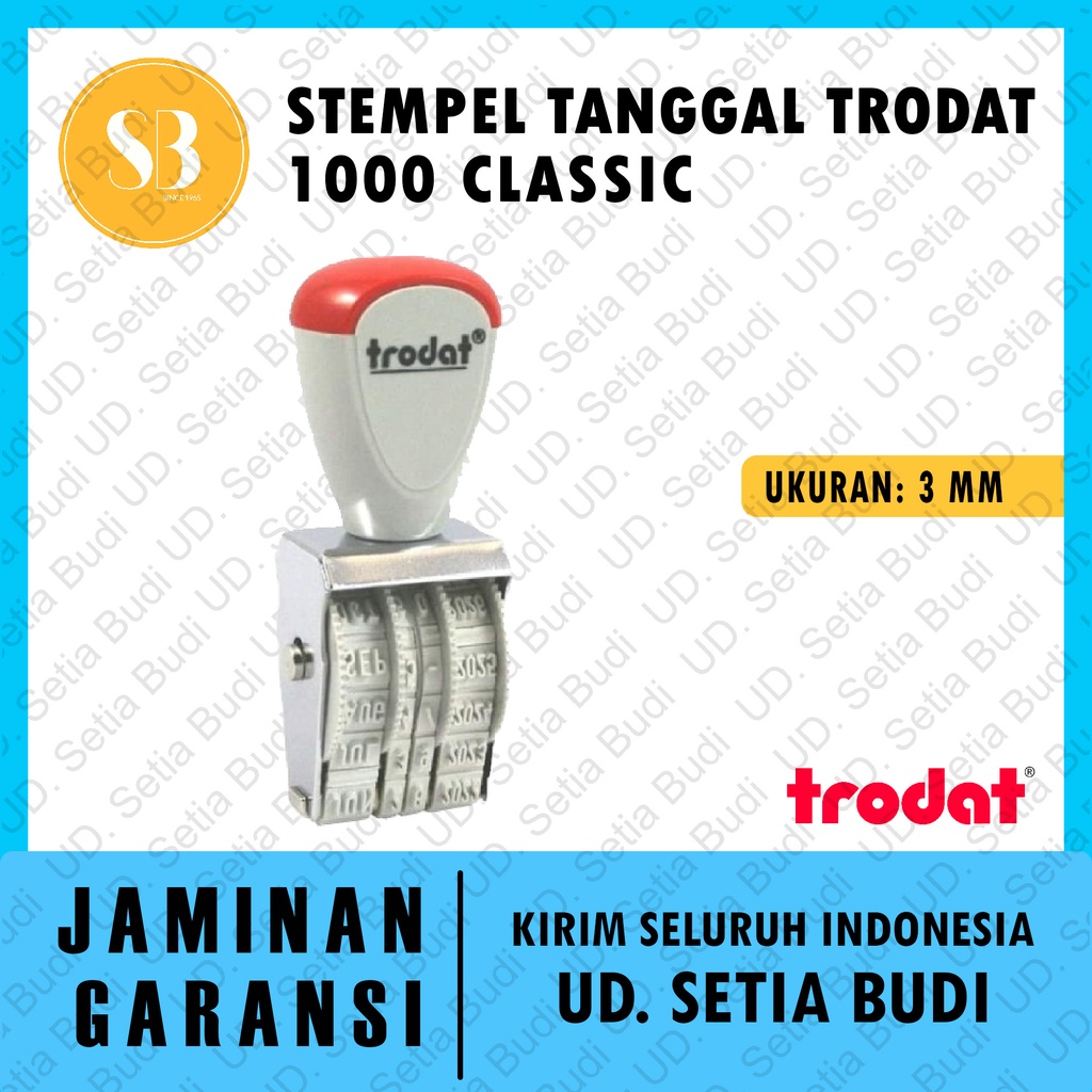 Jual Stempel Tanggal Trodat 1000 Classic | Shopee Indonesia