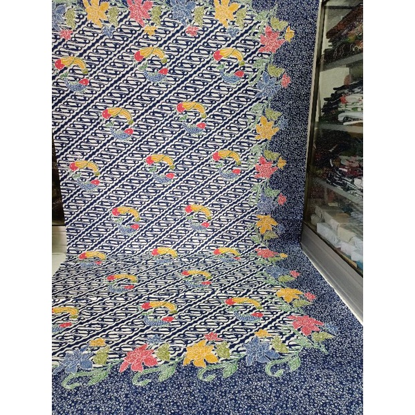 Jual Batik Cap Lamongan motif bandeng lele dua parang | Shopee Indonesia