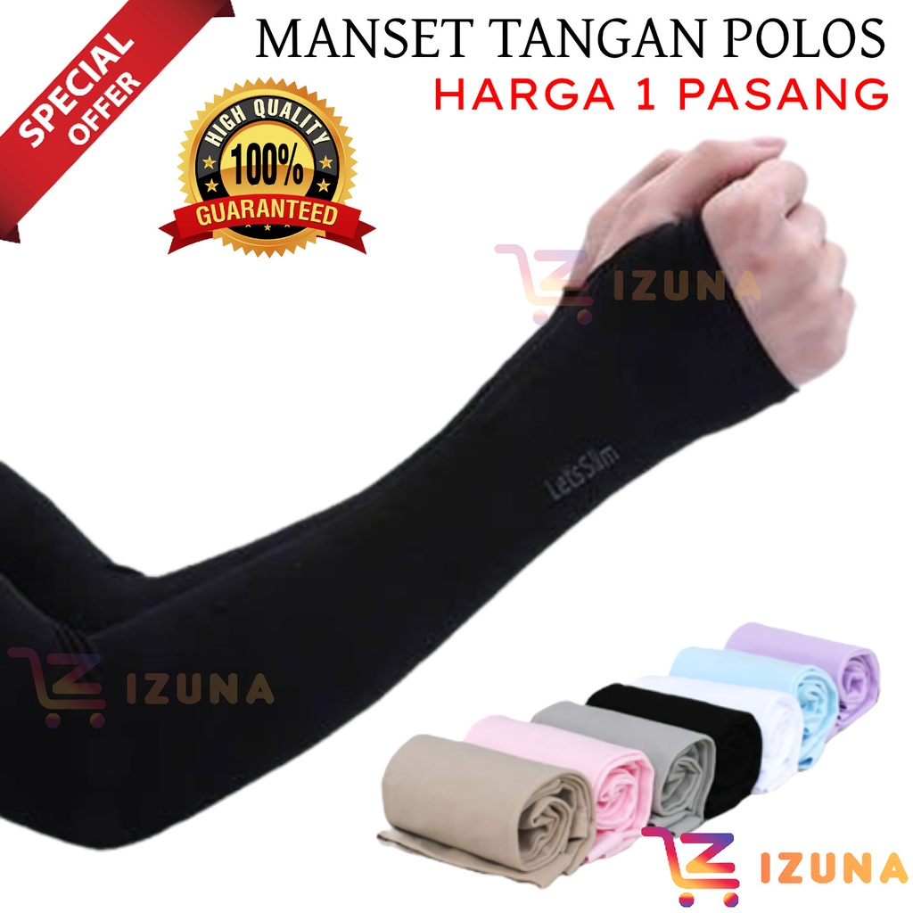 Jual [IZUNA] MANSET TANGAN ANTI UV SINAR MATAHARI / MANSET LENGAN ...