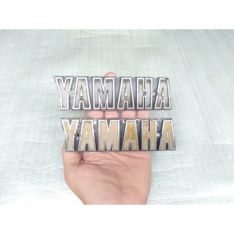 Jual Emblem Tulisan Yamaha Tangki RX100 RX125 Original | Shopee Indonesia