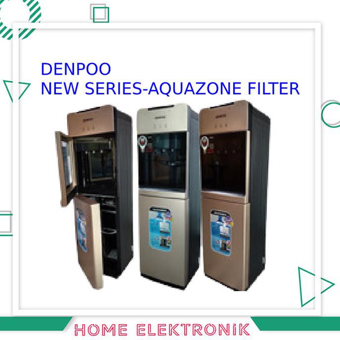 Jual Dispenser Denpoo Aqua Zone Filter New Series Galon Bawah 190Watt ...