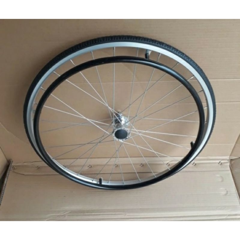 Jual VELEK KURSI RODA KOMPLIT BAN MATI UKURAN 24 | Shopee Indonesia