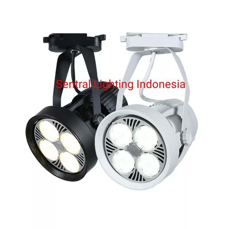 Jual SL504 PAR38/ BODY TRACK LIGHT SPOT LAMPU SOROT E27 (HANYA BODY) BK ...