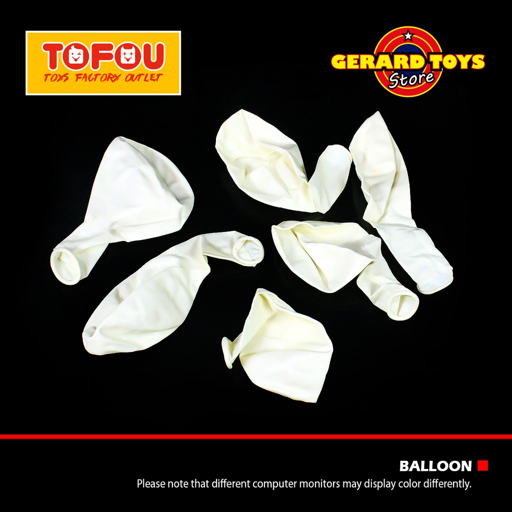 Jual Balon Balloons Polos Warna Putih Satuan Murah | Shopee Indonesia