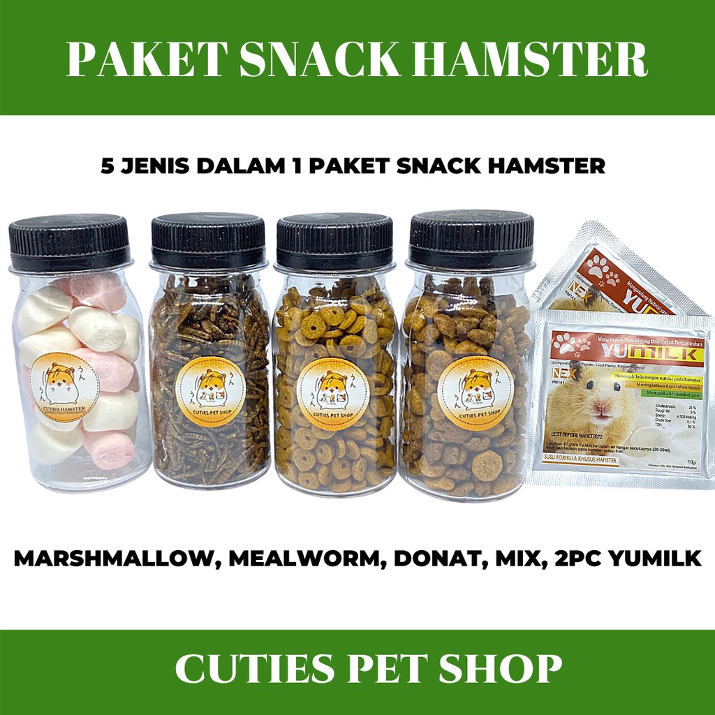 Jual PAKET SNACK HAMSTER (5 Snack) | Shopee Indonesia