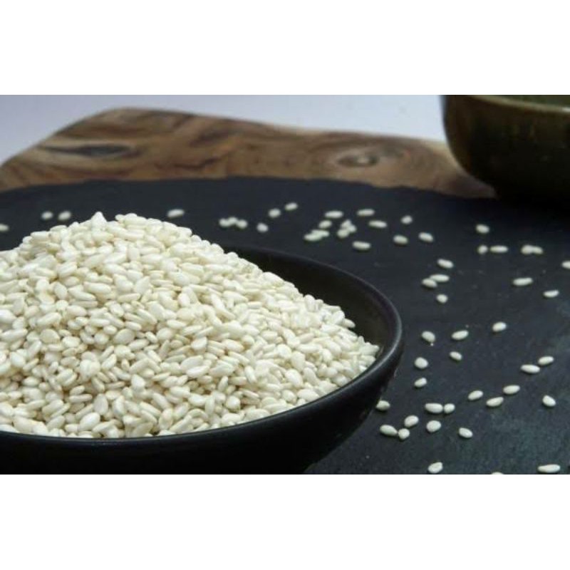 Jual Wijen Putih/Sesamum indicum 250gr | Shopee Indonesia