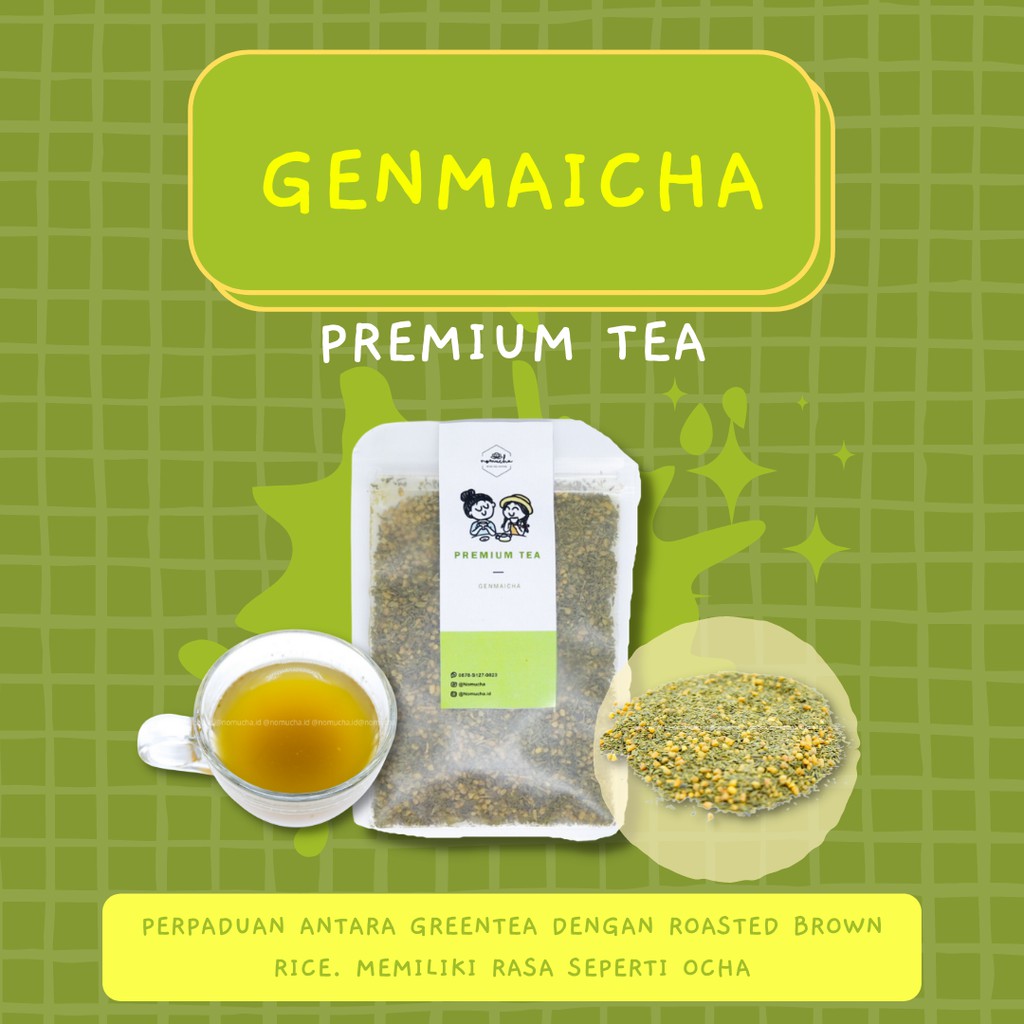 Jual Genmaicha Tea / Japanese Roasted Brown Rice Green Tea / Matcha Iri ...