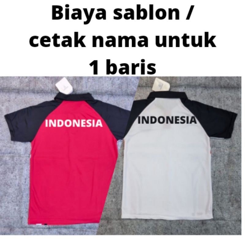 Jual Biaya sablon / cetak nama 1 baris | Shopee Indonesia