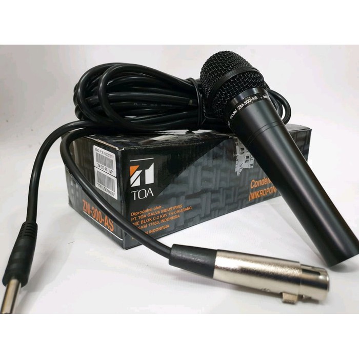 Jual Mic kabel condenser TOA ZM 300 original | Shopee Indonesia