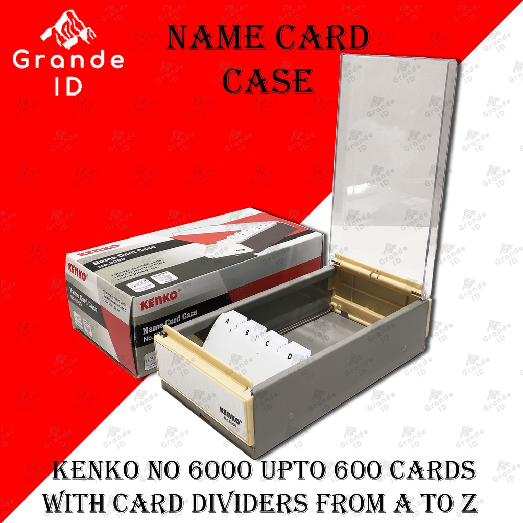 Jual KOTAK KARTU NAMA KENKO NO 6000 NAME CARD CASE BOX | Shopee Indonesia
