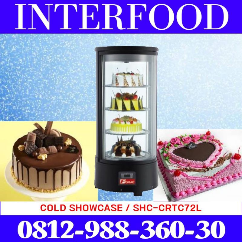Jual Mesin Pendingin / Countertop Cake Showcase Cold SHC-CRTC72L Fomac ...