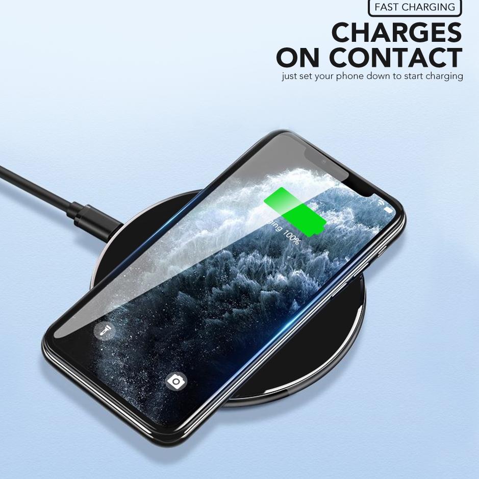 Jual Wireless Fast Charging QI Quick Charger Wireless Charger 10W –SGB ...