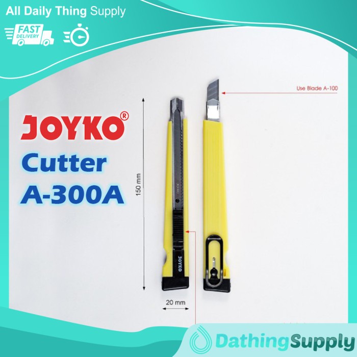 Jual Cutter Pemotong JOYKO A-300A Pisau Kater A300A Kecil Karter Tajam ...
