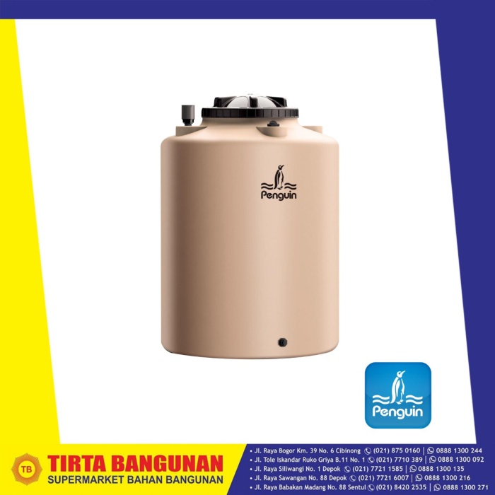 Jual TANGKI AIR PENGUIN/ GENERAL TANK TB 55 520 LITER - CREAM | Shopee Indonesia
