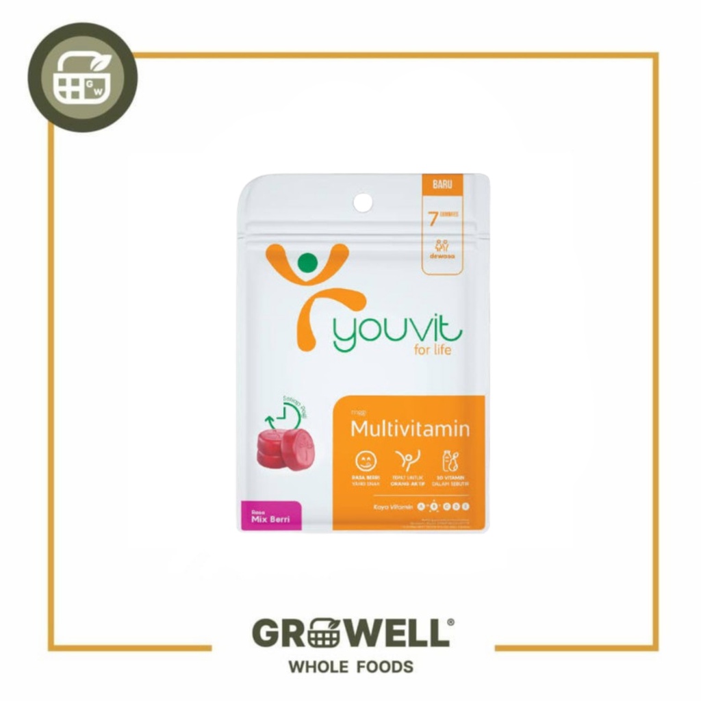 Jual YOUVIT MULTIVITAMIN DEWASA 7 DAY | Shopee Indonesia