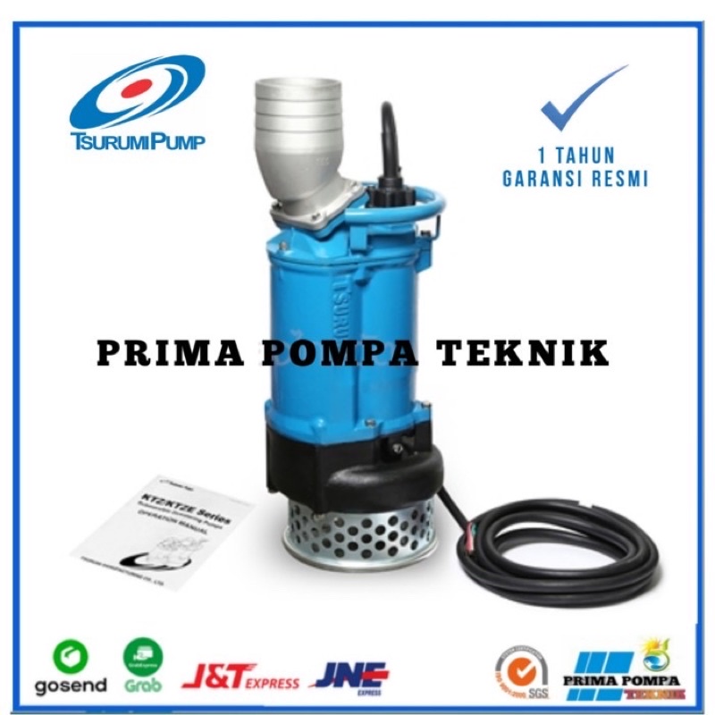 Jual Tsurumi KTZ67.5 Pompa Celup Submersible Pump Heavy-Duty Drainage Pump Pompa celup Tsurumi ...