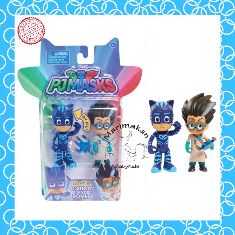 Jual PJ Mask Catboy And Romeo Figure Set Mainan Anak Cowok Original ...