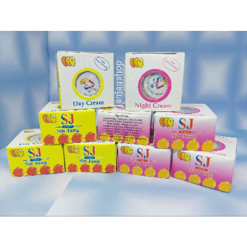 Jual SJ Topeng Cream Sj Sinjung Day & Night Crem Whitening Original ...
