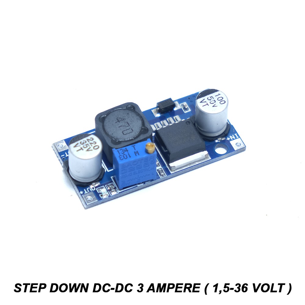 Jual Step Down DC-DC 3 Ampere (1.5-36 Volt) - LM2596 | Shopee Indonesia