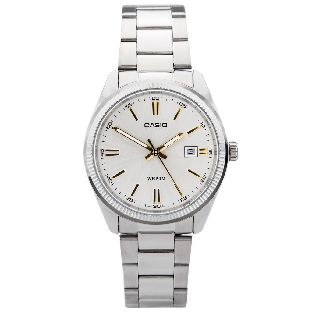Jual Casio Original Pria Mtp 1302d 7a2vdf Stainless Steel Strap Shopee Indonesia