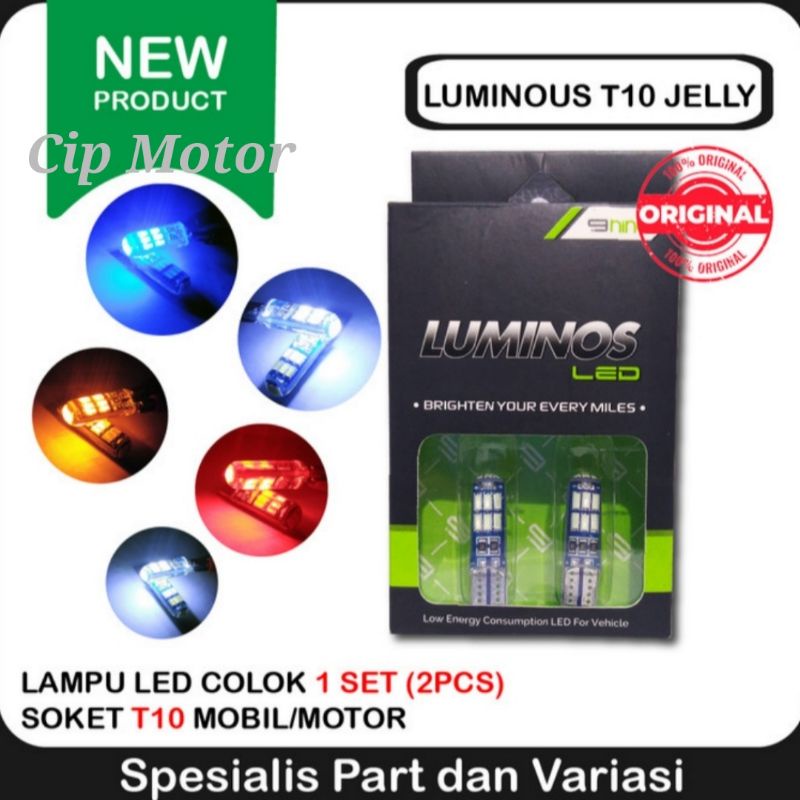 Jual Lampu Senja T10 Luminos 3014 Nmax Xmax AEROX Vixion Mio Freego ...