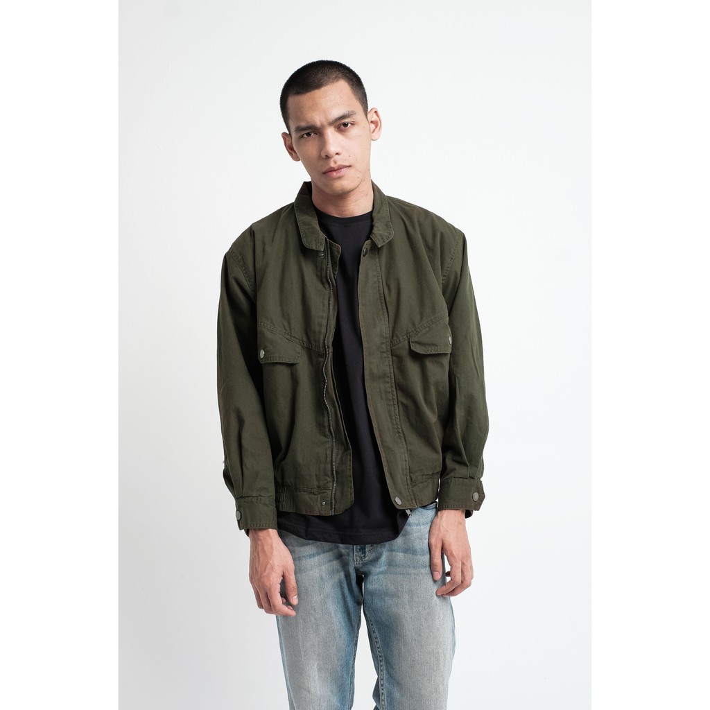 Jual Aero Flight Jacket in Olive / Jaket Pria / Jaket Pilot | Shopee ...