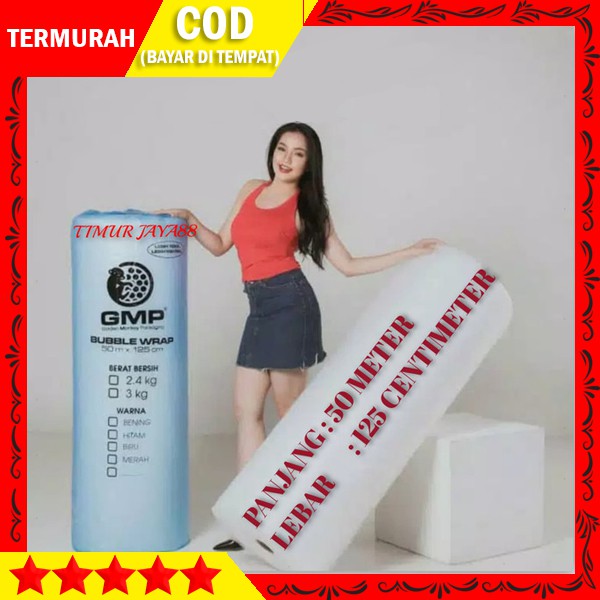 Jual Bubble Wrap 50 Meter Plastik Bubble Babel Rap Plastic Packing ...