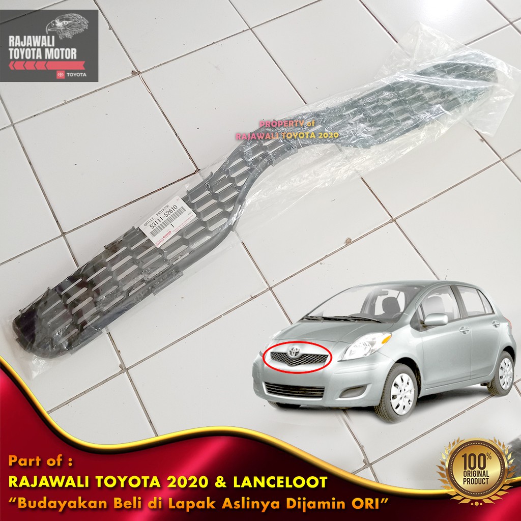 Jual Grill Ram Depan Radiator Yaris 2011-2013 Bemper Atas Bumper ...