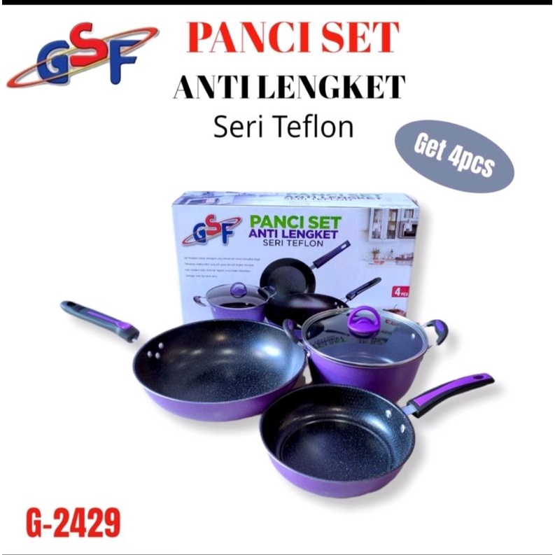 Jual panci set gsf,panci set anti lengket | Shopee Indonesia