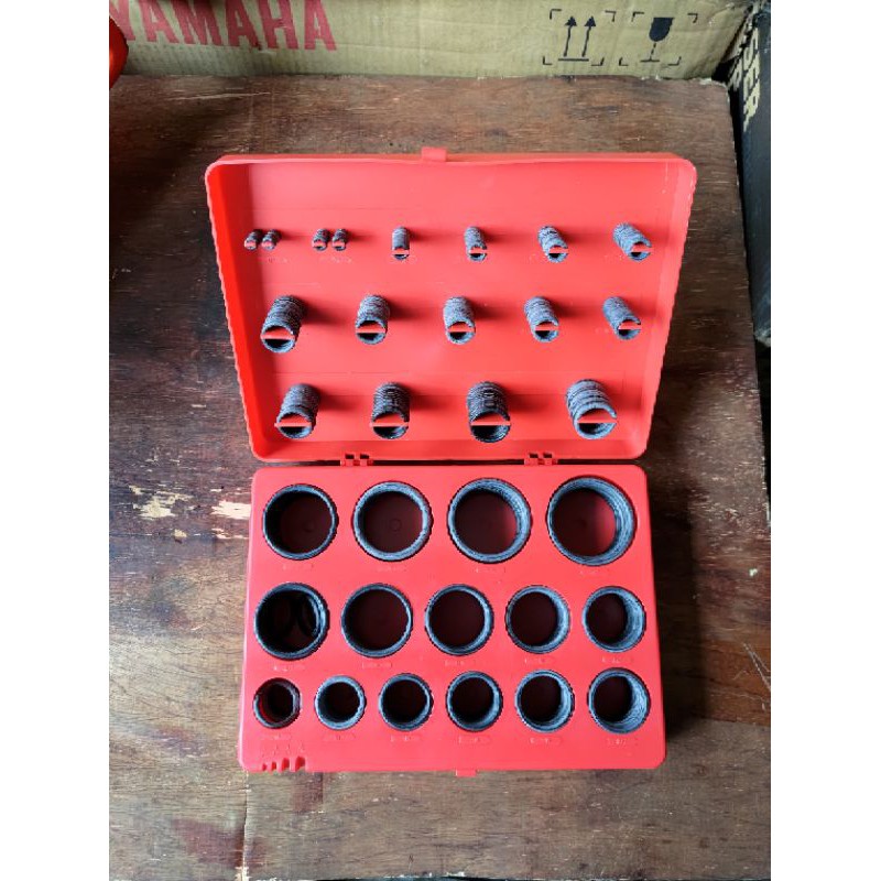 Jual O-Ring Kit set 30 ukuran isi 385 pcs Complete Box | Shopee Indonesia