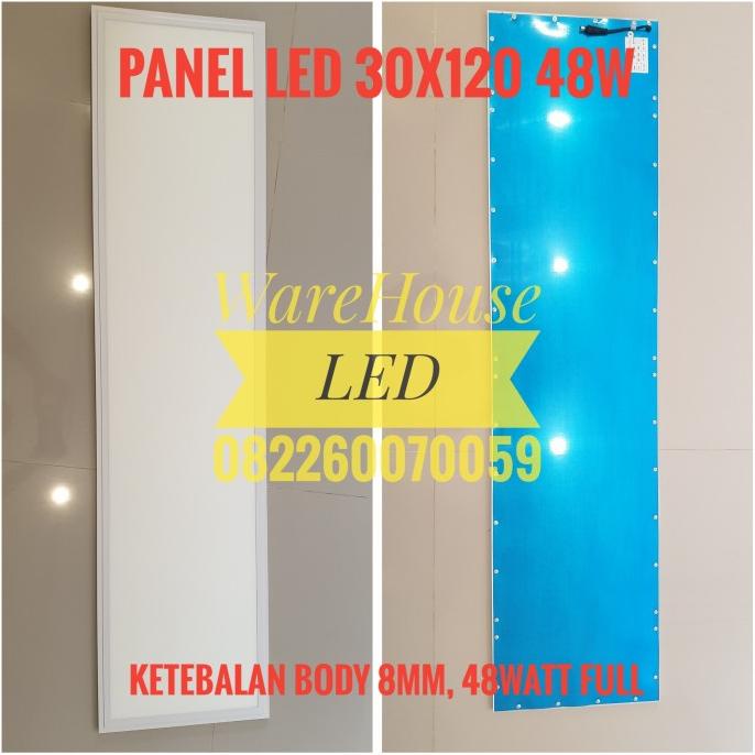 Jual Lampu Panel Led 30x120 cm 48watt Downlight Panel 30 x 120 48 watt ...