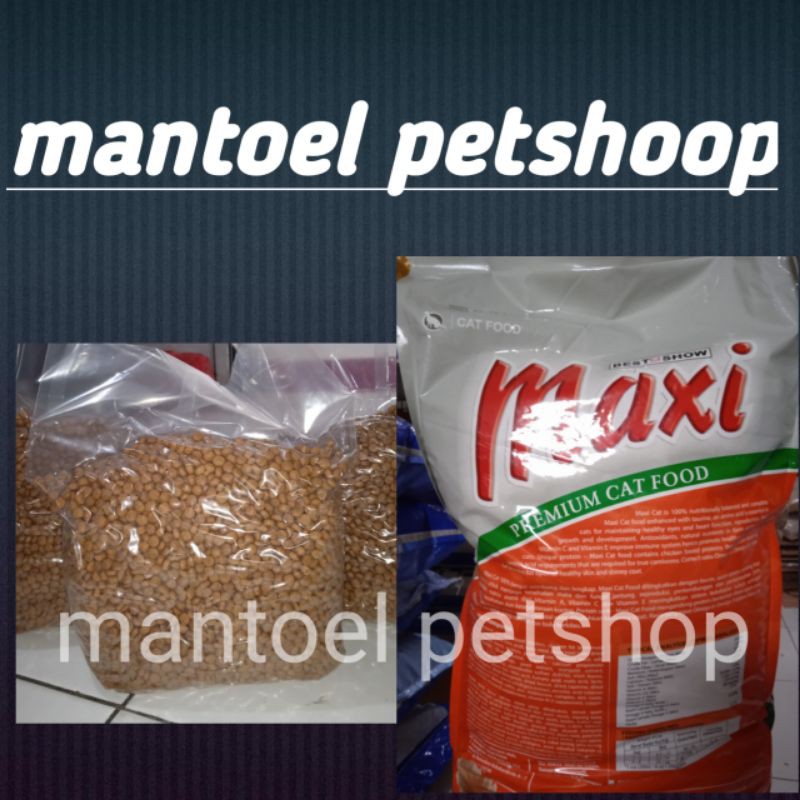 Jual grab gojek makanan kucing maxi cat premium 10kg - premium cat food ...