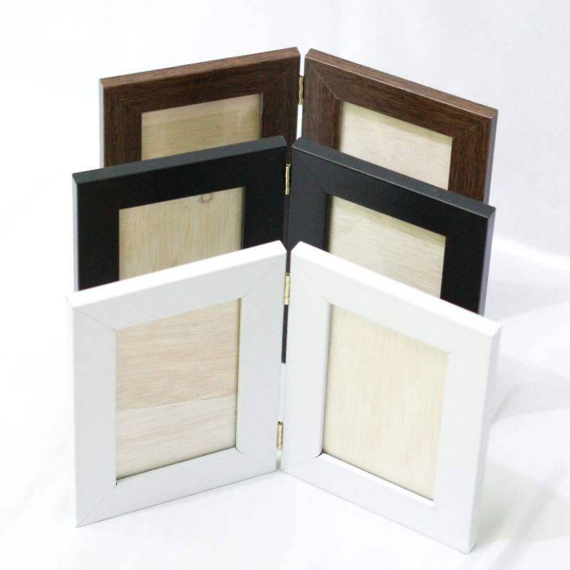 Jual [POTRAIT] BINGKAI FOTO 4R,5R,6R LIPAT - pakai kaca | Shopee Indonesia