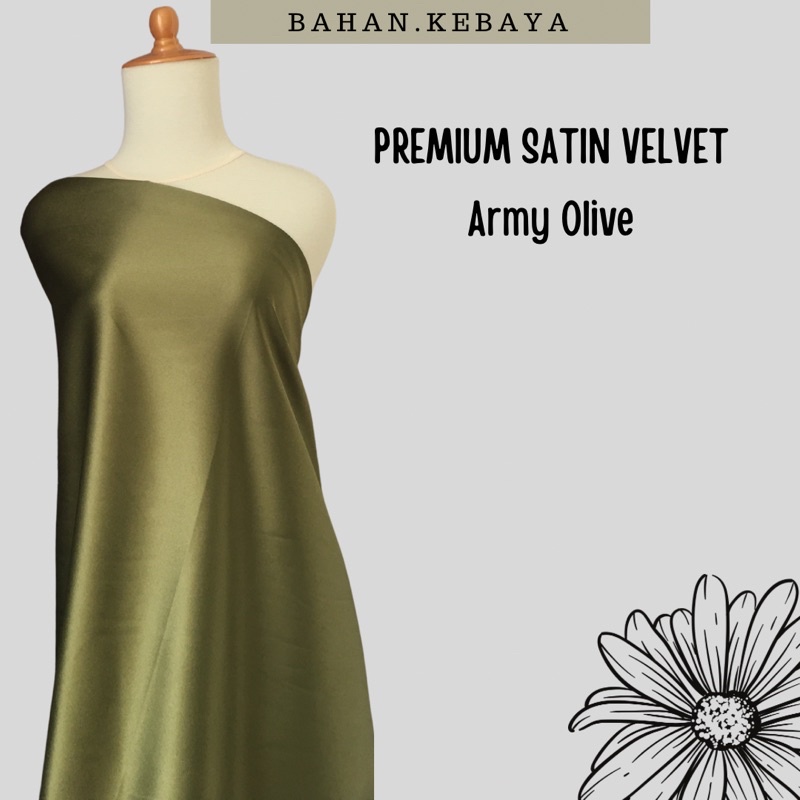 Jual Kain Satin Silk Saten Inner Kebaya Dalaman Furing Backdrop Velvet ...