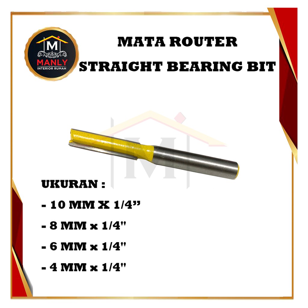 Jual Mata Profil Router / Mata Router Lurus Straight Bit 100% (Kualitas ...