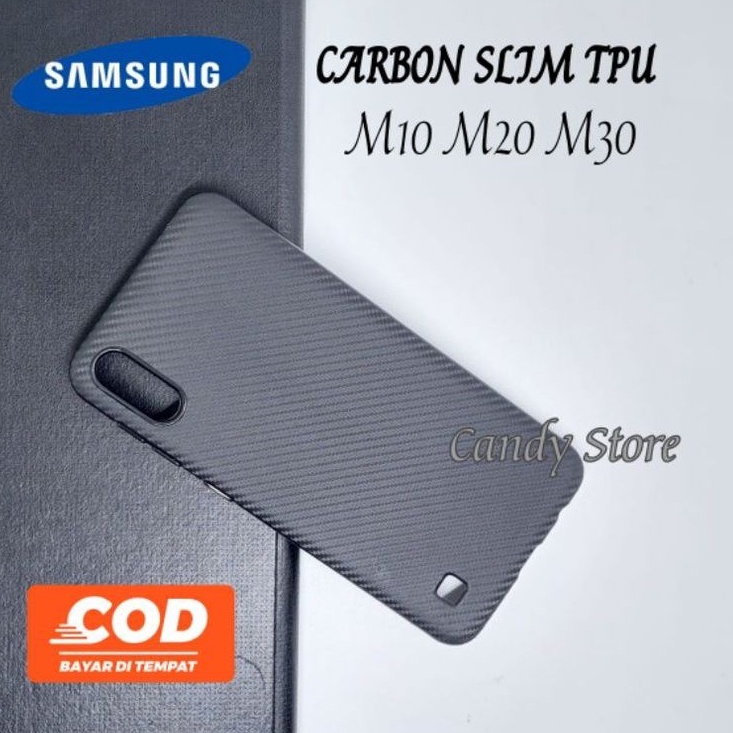 Jual Samsung M10 / M20 / M30 Case Softcase Full Carbon Slim Casing ...