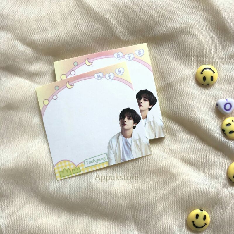 Jual Memo stiker Bts kpop sticker memopad stiker untuk scrapbook sticky ...