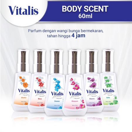 Jual Vitalis Body Scent 60ml&120ML | Shopee Indonesia