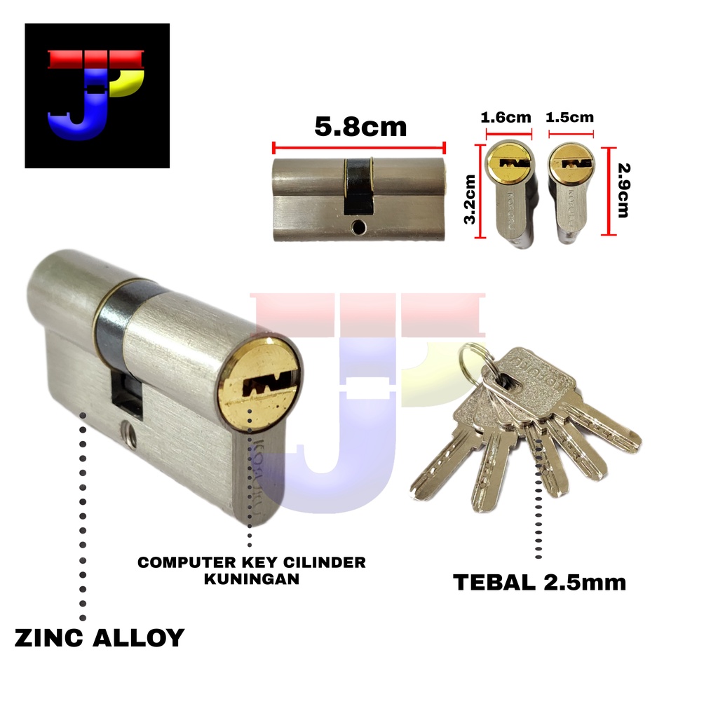 Jual SILINDER KUNCI PINTU SEDANG BESAR CYLINDER PINTU KOFUKU | Shopee ...