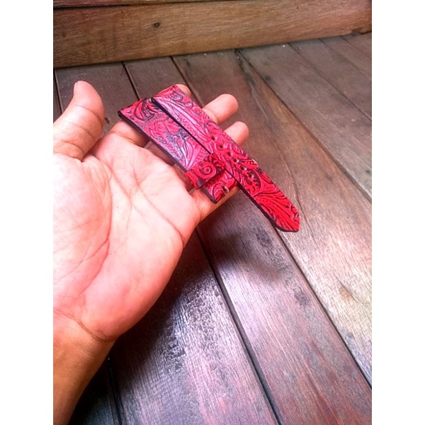 Jual Strap tali kalep jam tangan kulit 100% ,strap kulit asli motif ...
