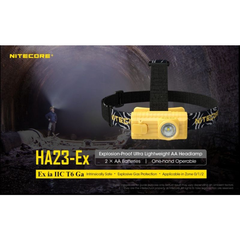 Jual Headlamp HA23 EX Explosion Proof Ultra Lightweight 100 Lumens ...
