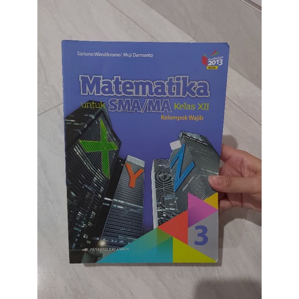 Jual Buku Cetak MATEMATIKA WAJIB Erlangga Kelas 12 | Shopee Indonesia