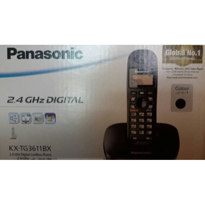 Jual PANASONIC KX-TG3611BX WIRELESS TELEPON | Shopee Indonesia