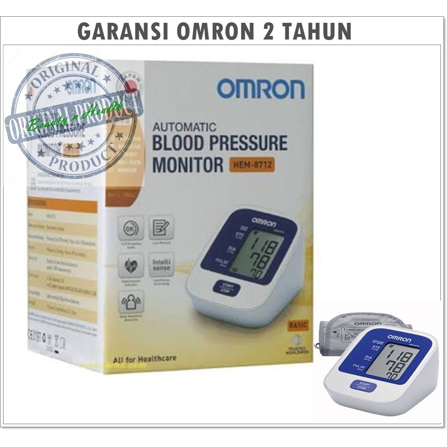 Jual Omron HEM-8712 Automatic - Digital Tensimeter | Shopee Indonesia