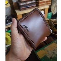 Jual Dompet kulit sapi asli bisa costum foto dan nama | Shopee Indonesia