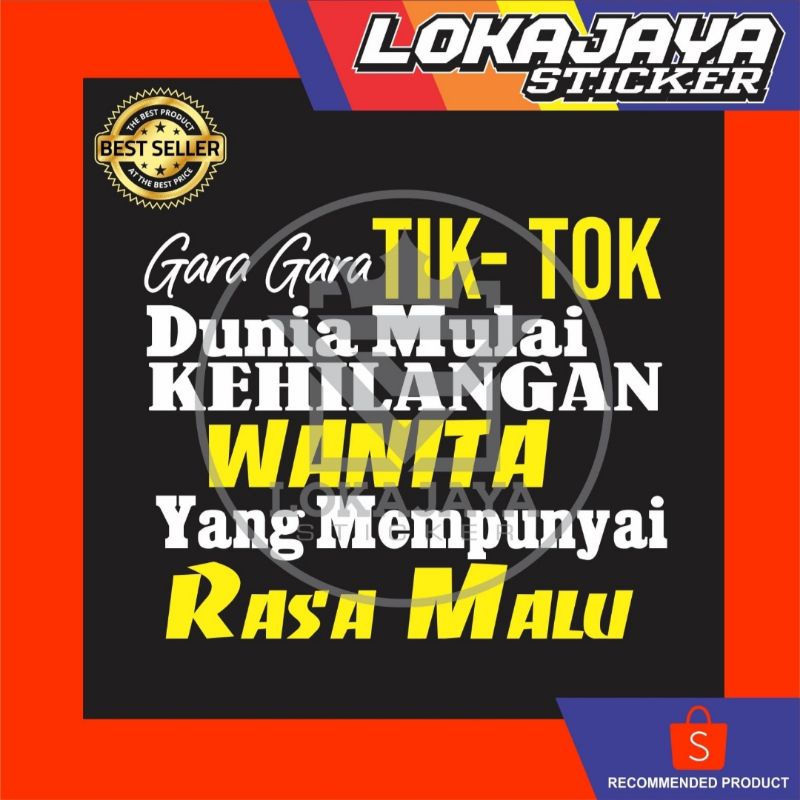 Jual STIKER KATA KATA LUCU STICKER TRUK PICKUP | Shopee Indonesia