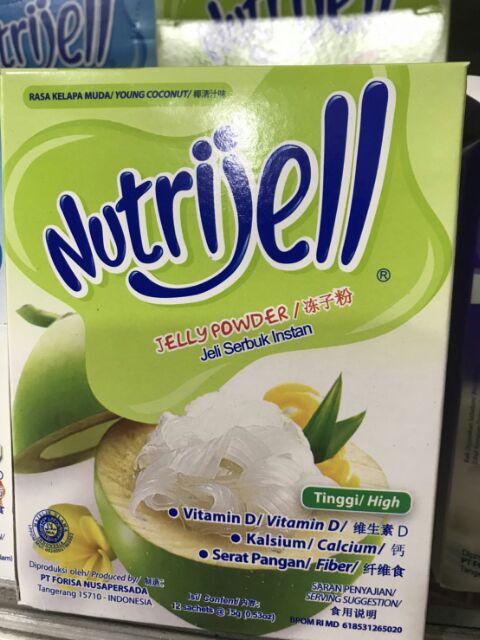 Jual Nutrijell Jelly Powder 11 Rasa 15gr Plain Cincau Melon Kelapa Muda Mangga Anggur Jeruk ...