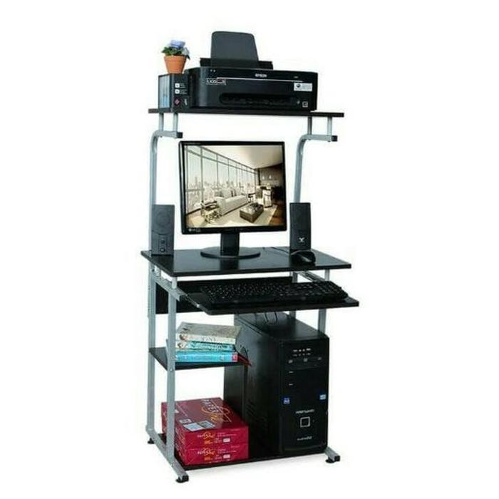 Jual lindajaya30040- Meja Lemari Rak Komputer Laptop Printer DIY Rakit ...