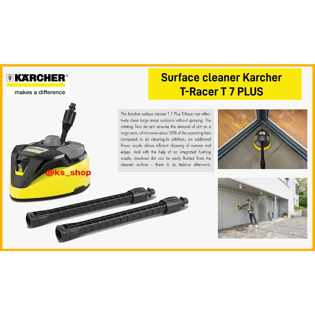 Jual T 7 PLUS T-Racer SURFACE CLEANER | Karcher | T 7 Plus T-Racer ...
