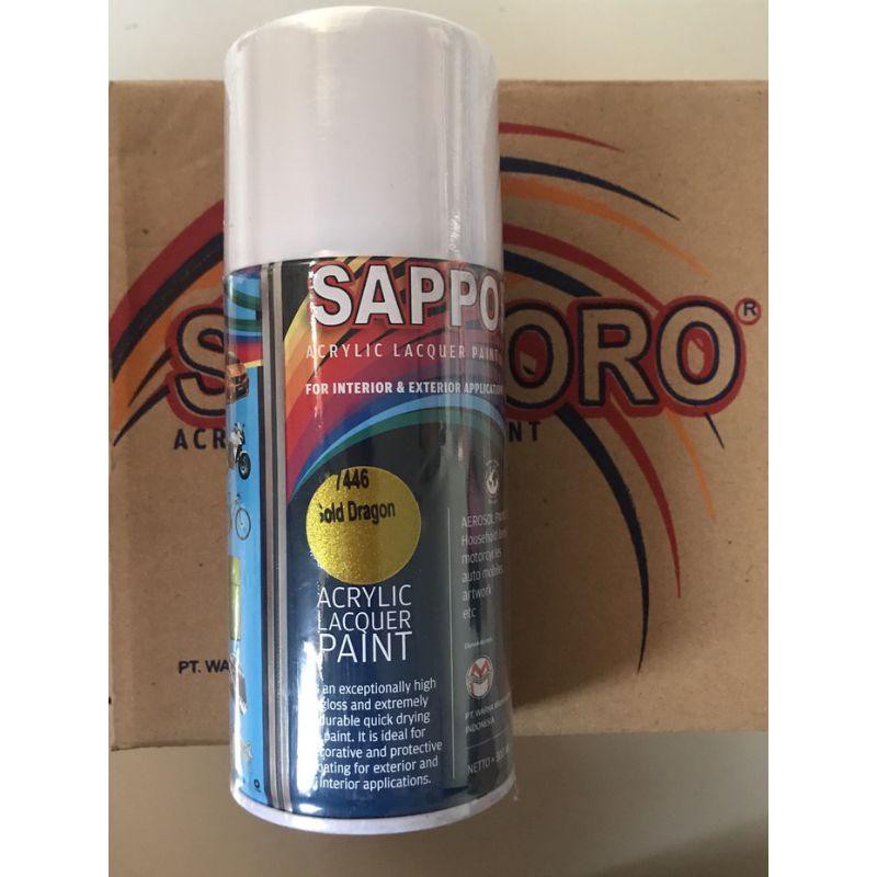 Jual SAPPORO 7446 GOLD DRAGON 300ml, Cat Semprot Gold Dragon Sapporo ...